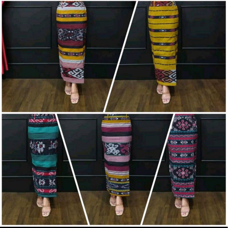 Jual ROK SPAN TENUN PANJANG TENUN NUSANTARA BAWAHAN WANITA ROK TENUN | Shopee Indonesia