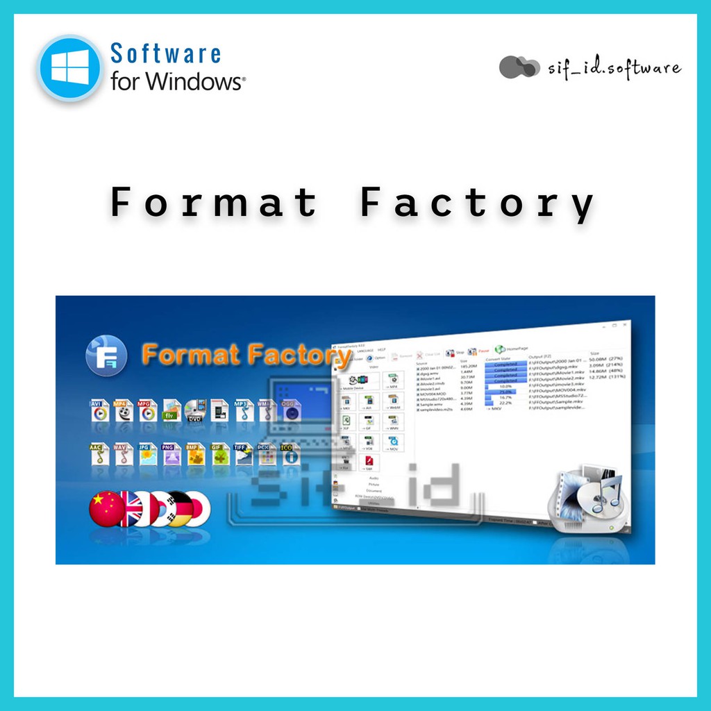 Jual Format Factory 32 Bit Dan 64 Bit Full Version Shopee Indonesia