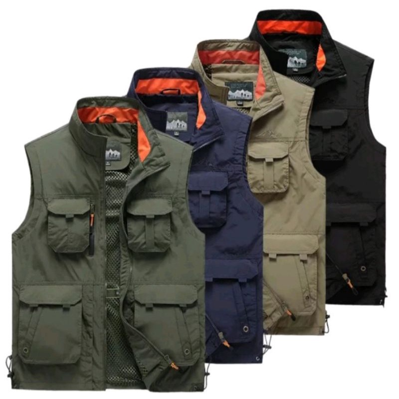 Jual Rompi pria wanita keren/Rompi kantor/Rompi mancing/Rompi motor ...