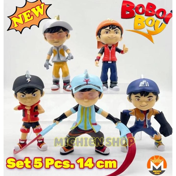 Jual ACTION FIGURE BOBOIBOY SET ISI 6 PCS MAINAN TOPPER MINIATUR BOBOI ...