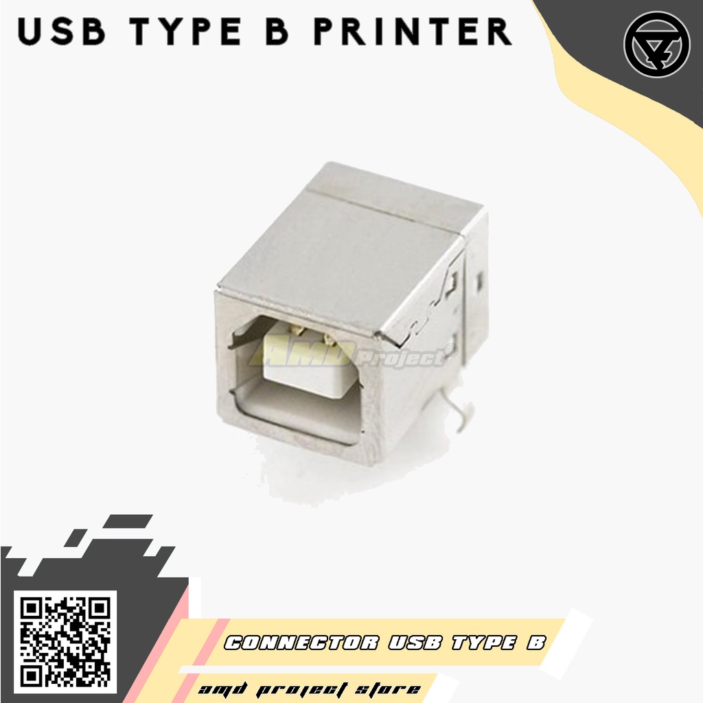 Jual Soket USB Type B Konektor Printer Female Socket Cewek Betina PCB Tipe B | Shopee Indonesia