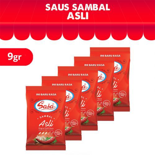 Jual SASA Saos Sambal Asli Sachet (24 pcs) | Shopee Indonesia