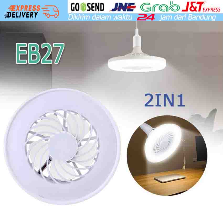 Jual lampu bohlam LED model kipas 28 watt lampu hias lampu fan blade ...