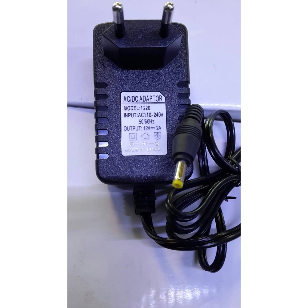 Jual ADAPTOR 12V 2A (DVD PORTABLE GENERAL) | Shopee Indonesia