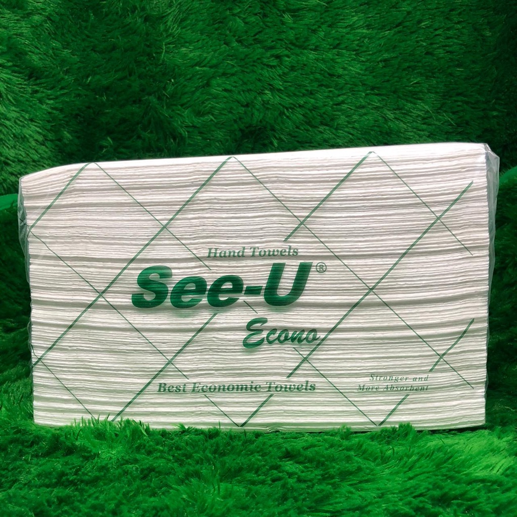 Jual SEE-U TISSUE HAND TOWEL MULTIFOLD DE ECO GREEN 140 SHEETS | Shopee ...