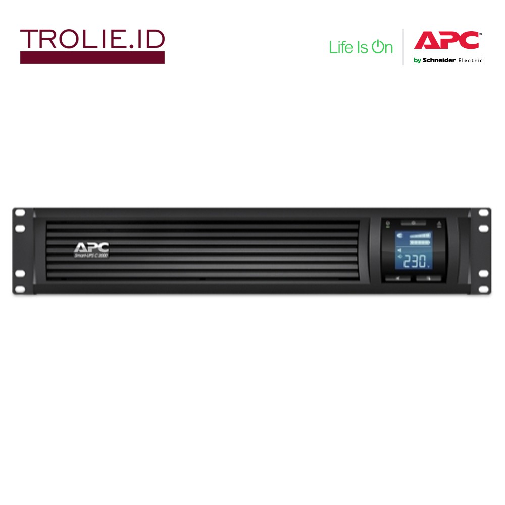 Jual APC SMC2000I-2U Smart UPS C 2000VA LCD RM 2U 230V | Shopee Indonesia