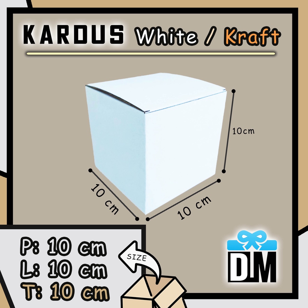 Jual Kardus 10 x 10 x 10 cm Dus Box 10x10x10 cm Kotak Packing 100 x 100 ...