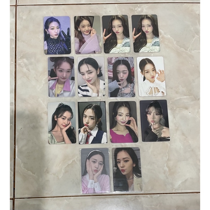 Jual photocard wonyoung maung eleven black red ver ld sw crown lucky draw soundwave makestar r2 ...