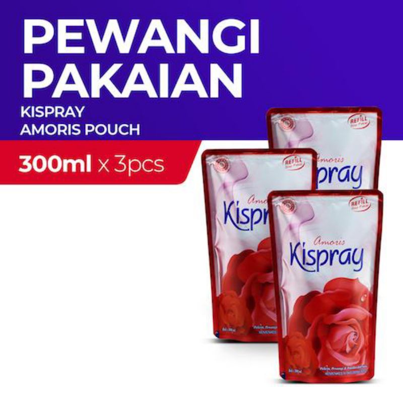 Jual (3 pcs) KISPRAY refil merah 300mli x 3 pcs | Shopee Indonesia