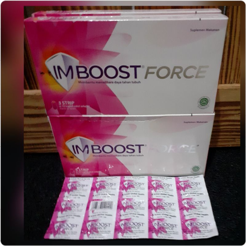 Jual IMBOOST FORCE SUPLEMEN MAKANAN / IMBOOST FORCE 3 STRIF @ 10 KAPLET ...