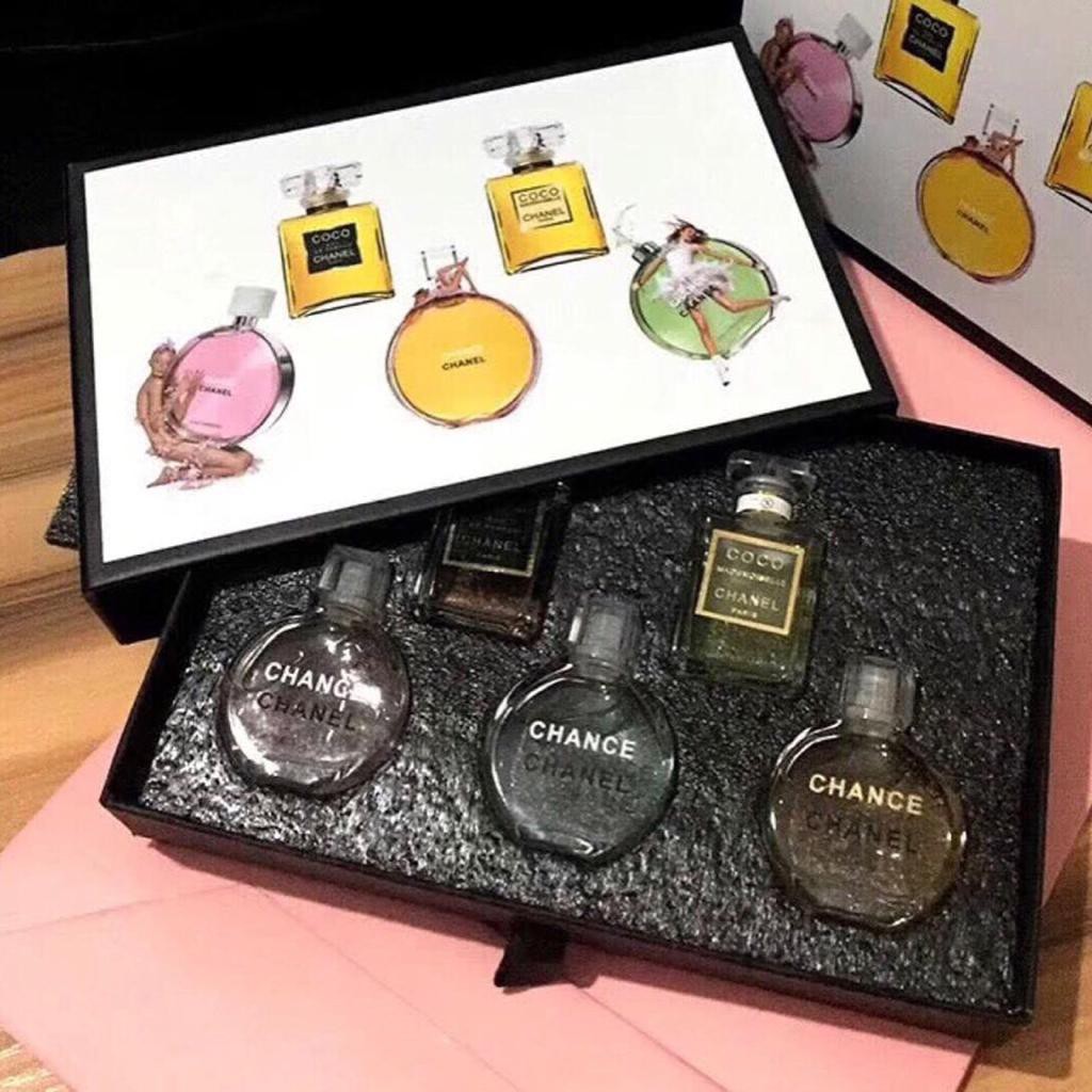 Jual CHANEL PARFUME MINIATURE 5 in 1 7.5ML | Shopee Indonesia