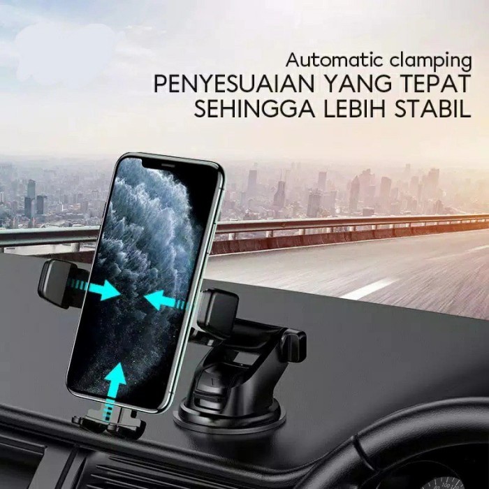 Jual Holder HP Robot Holder Handphone Dashboard Mobil r360° Stang ...