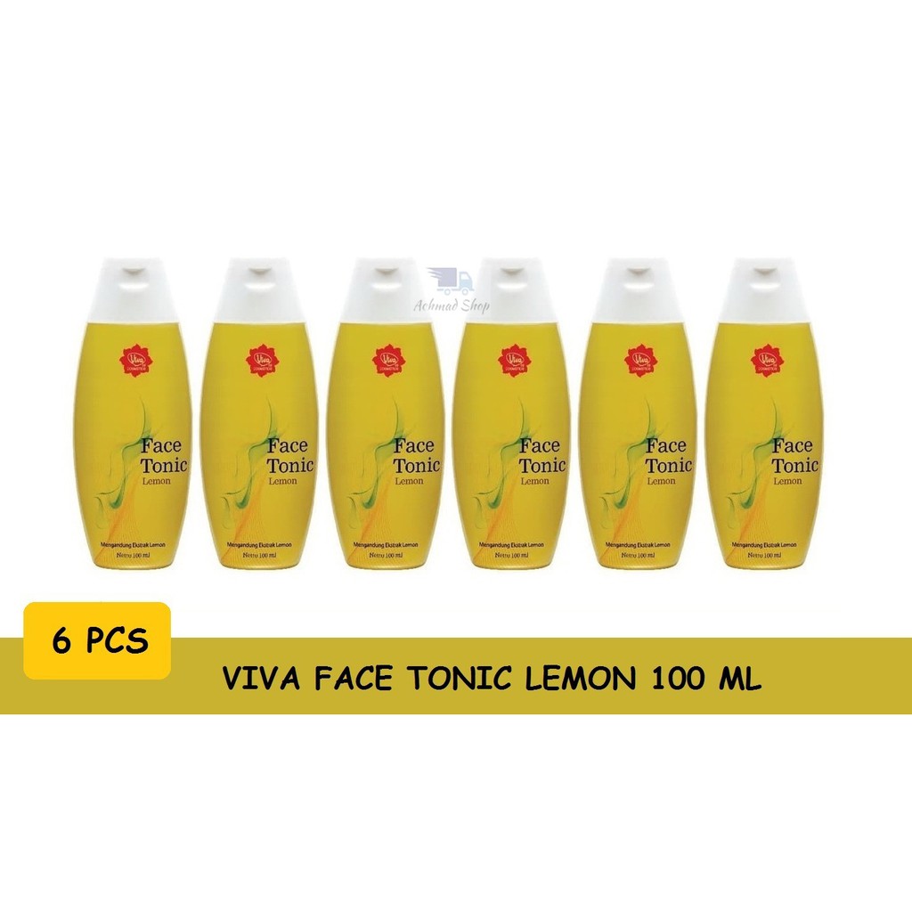 Jual Viva Face Tonic Lemon 100ml 6 pcs | Shopee Indonesia