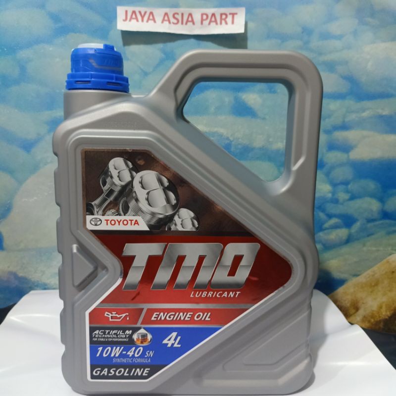 Jual Oli Mesin Toyota TMO Sae 10w40/10W-40/10-W40 Api SN (4 L/4L ...
