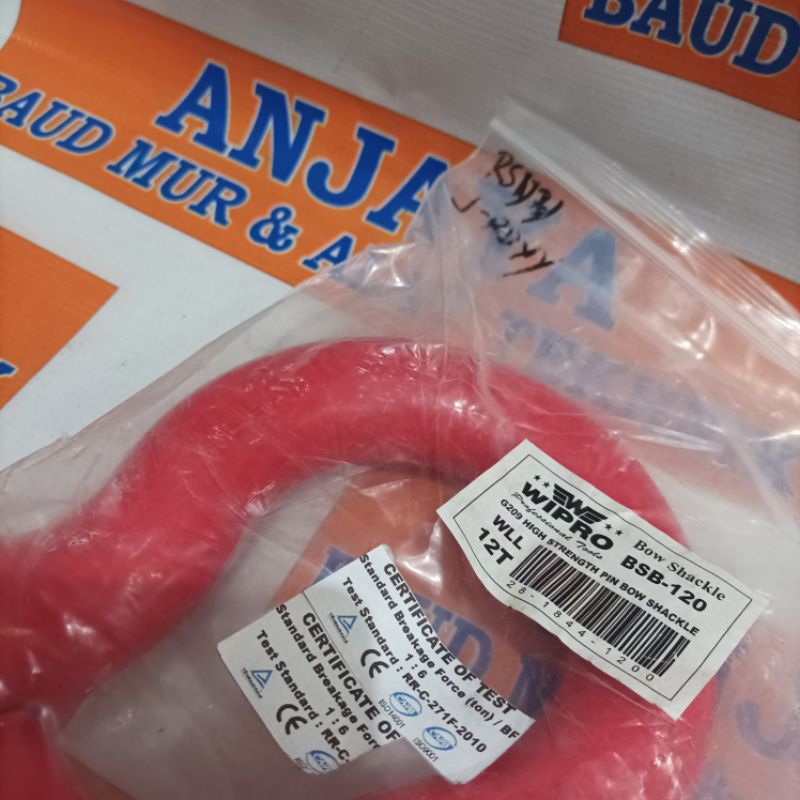 Jual Wipro Bow Shackle Omega 12 Ton (segel lurus) | Shopee Indonesia