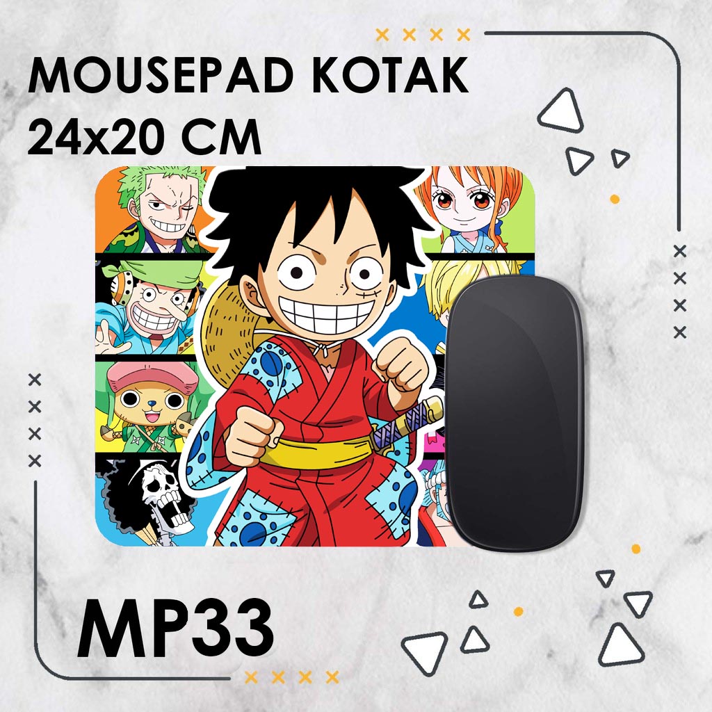 Jual MOUSE PAD MOTIF ONE PIECE MOUSEPAD ONEPIECE MP33 | Shopee Indonesia