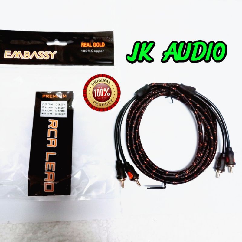 Jual KABEL AUDIO RCA 2,5 METER | Shopee Indonesia
