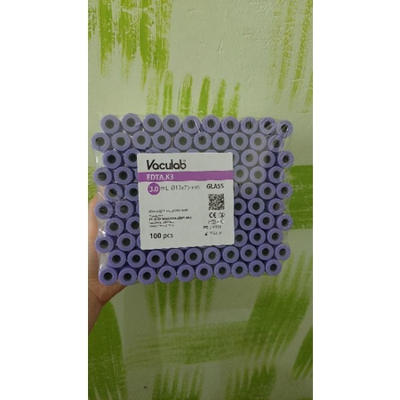 Jual Tabung Darah K3 EDTA 3ml Blood Collection Tube Tabung EDTA ...