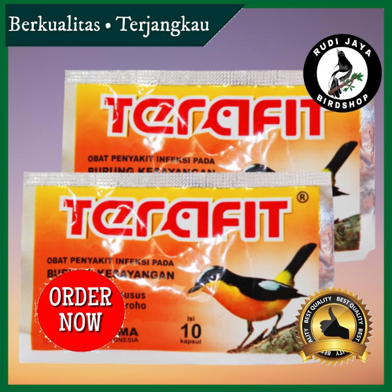 Jual TERAFIT 10 KAPSUL EKA FARMA VITAMIN OBAT SEMUA BURUNG SAKIT ...