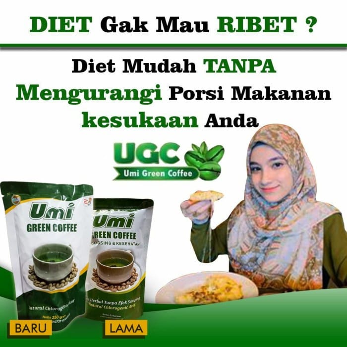 Jual UGC Umi Green Coffee Original Kemasan Baru 250gram / Kopi ...