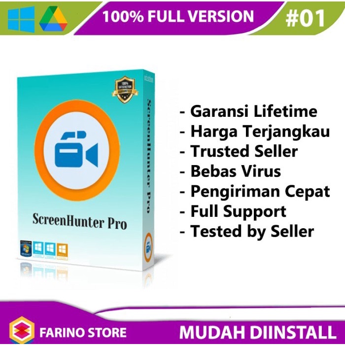 Jual Screen Hunter Pro Perekam Screen Recorder Desktop Full Version | Shopee Indonesia