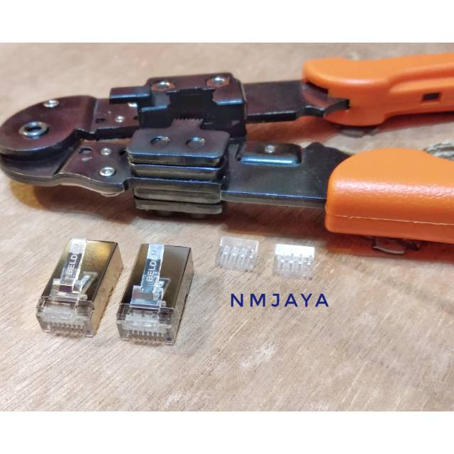 Jual Jasa pasang kabel Belden STP Cat6 [crimping rj45 cat6 stp belden ...