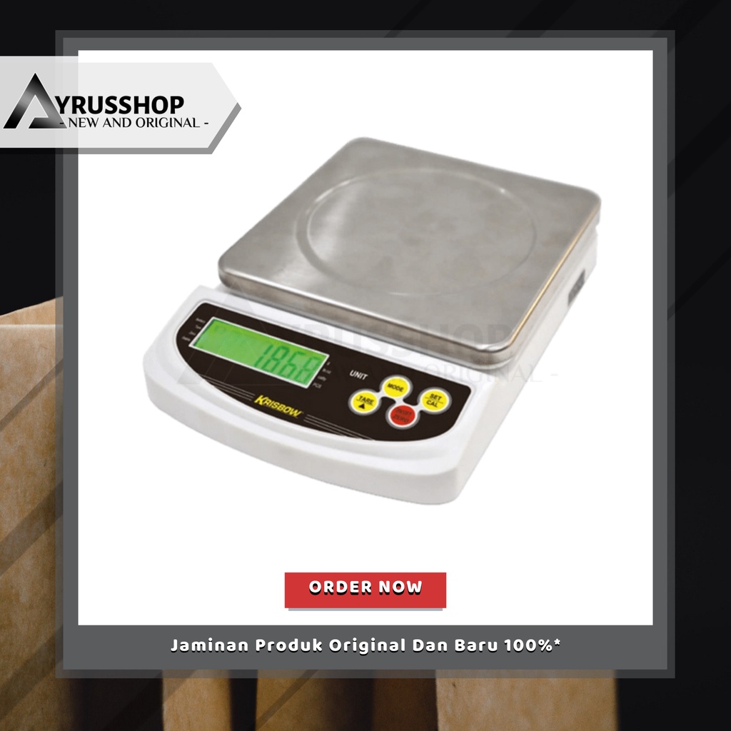Jual Timbangan Digital Presisi Akurat dengan Tera 1100Gr/0.1Gr Krisbow | Shopee Indonesia
