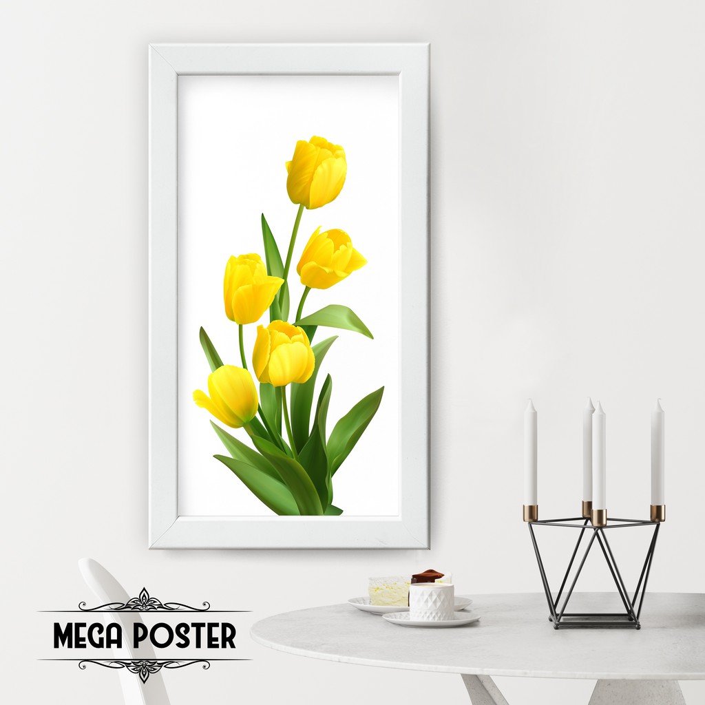 Jual Poster Bunga - TULIPS - Hiasan Dinding - Dekorasi Ruangan - Wall ...