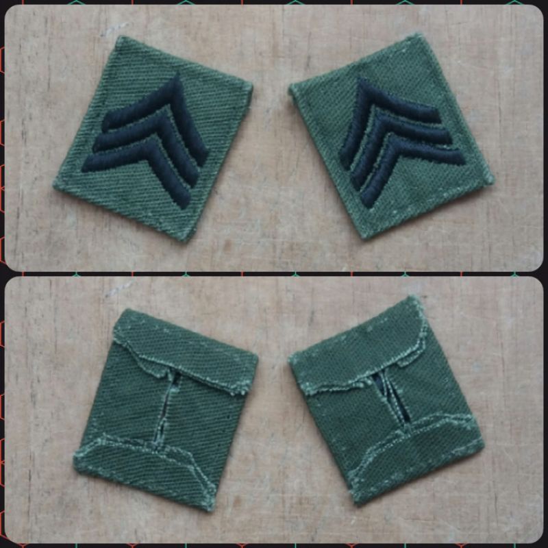 Jual Patch Issue Us Army Rank Collar Sergeant Second Original Cabutan ...