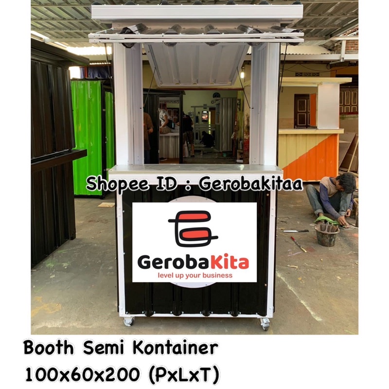 Jual booth semi container kanopi lipat / booth semi kanopi lipat ... Jual booth semi container kanopi lipat / booth semi kanopi lipat ...