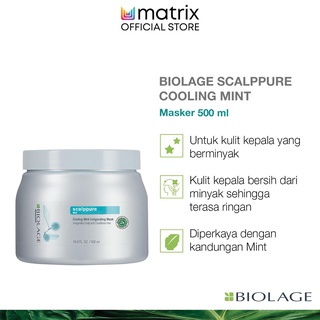 Jual Matrix Biolage Scalppure Cooling MintInvigorating Mask 500ml ...