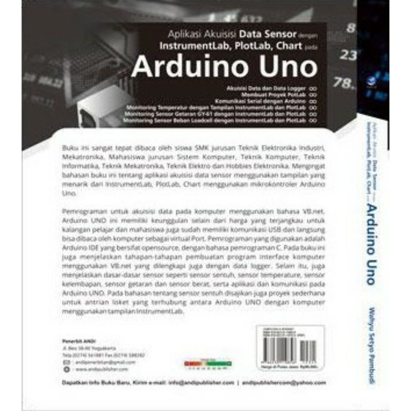 Jual Buku Ori Aplikasi Akuisisi Data Sensor Dengan InstrumentLab, PlotLab, Chart Pada Arduino ...
