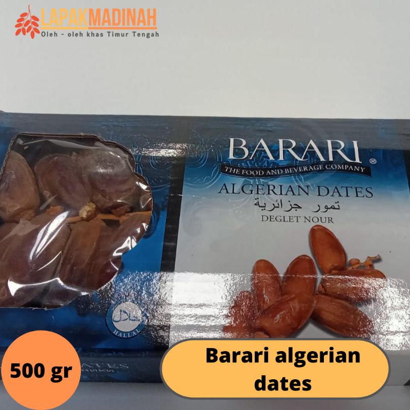 Jual Barari Algerian Dates || Kurma Barari Tangkai 500 gr | Shopee ...
