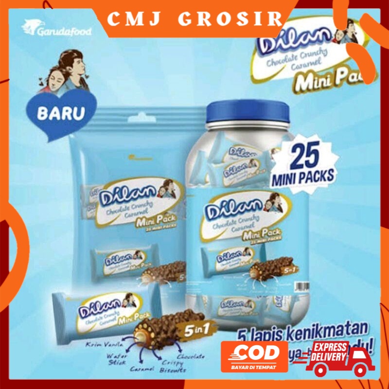 Jual [STOK BARU] DILAN CHOCOLATE CRUNCY TOPLES / JAR | KUE TOPLES ...