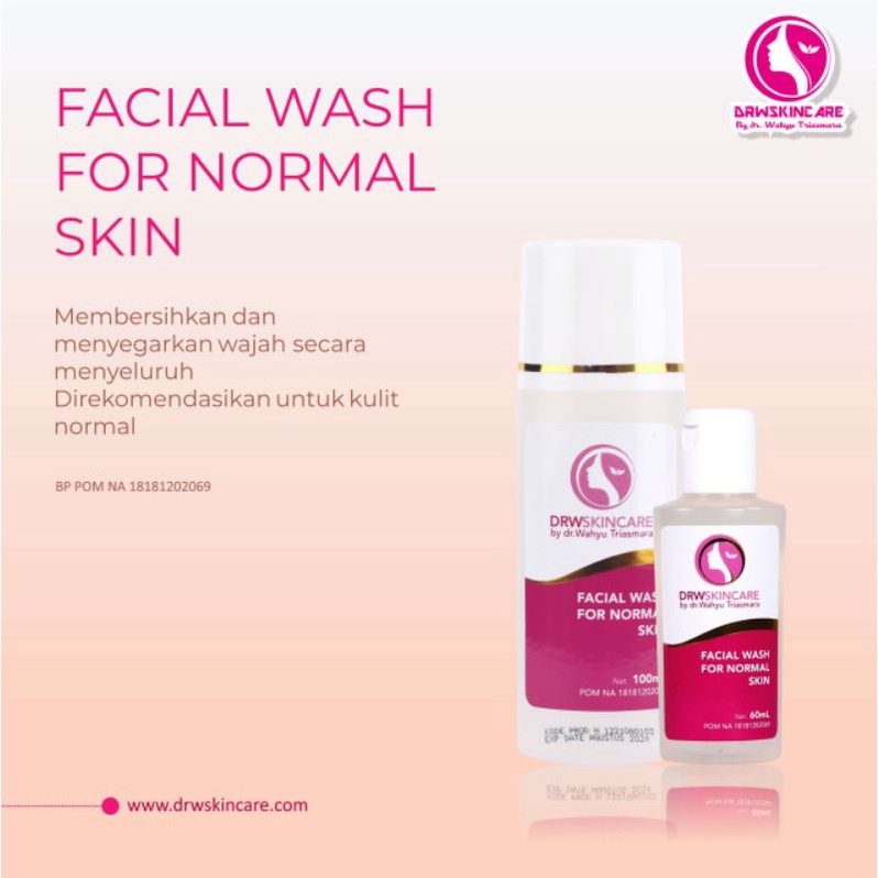 Jual Facial wash Brightening / Normal/Dry & sensitive skin (60-100ml) | Shopee Indonesia