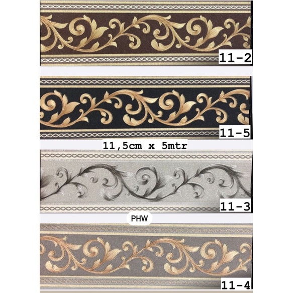 Jual Wallpaper Dinding Border List Klasik Ukiran Gold Mewah Elegant ...