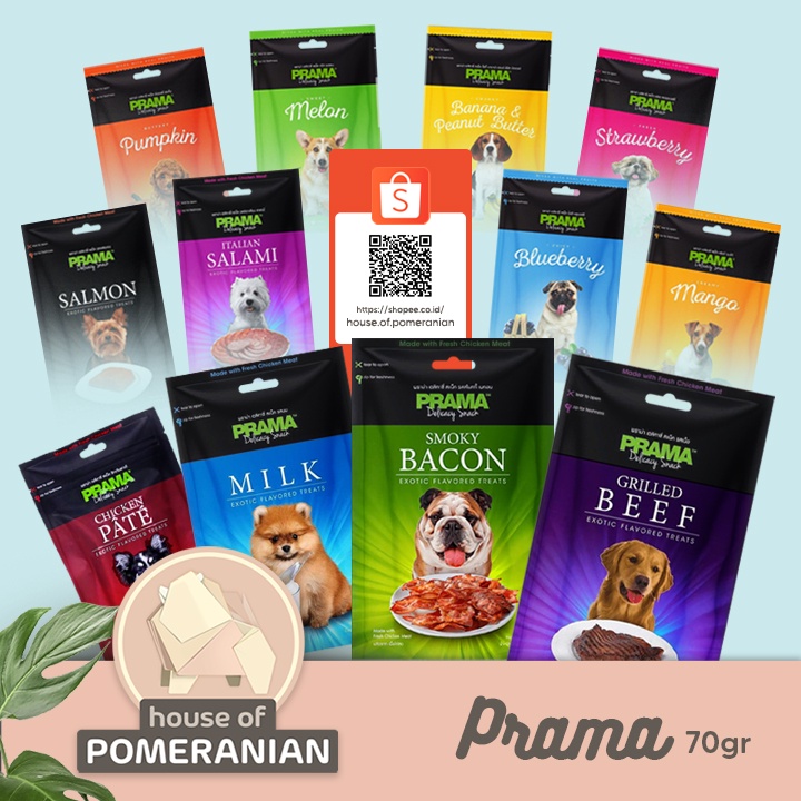 Jual PRAMA snack anjing dog snack cemilan treat makanan dogfood ...