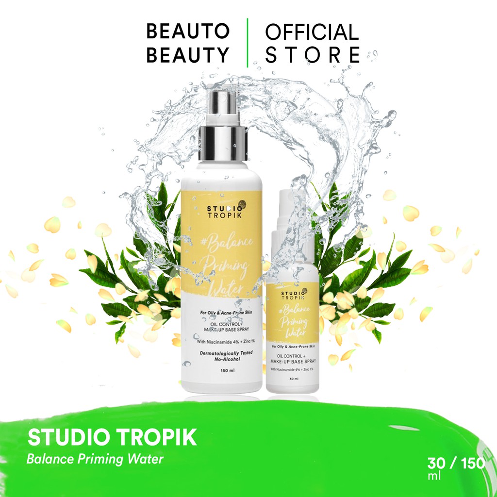 Jual STUDIO TROPIK Balance Priming Water / Indonesia Original Flawless Primer DreamSetter Glowy ...