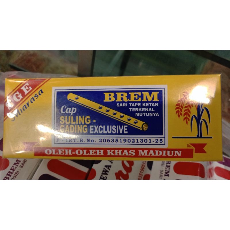 Jual brem madiun suling gading / brem miarasa / oleh oleh khas madiun ...