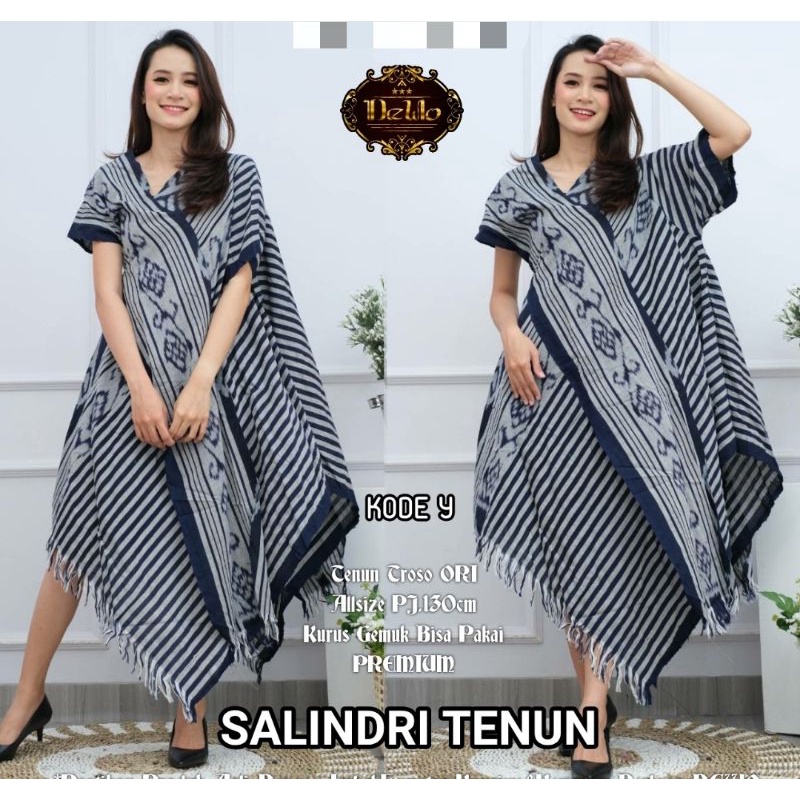 Jual LILIANA KIRANA MAULI TUNIK DRESS TENUN TROSO ASLI | Shopee Indonesia