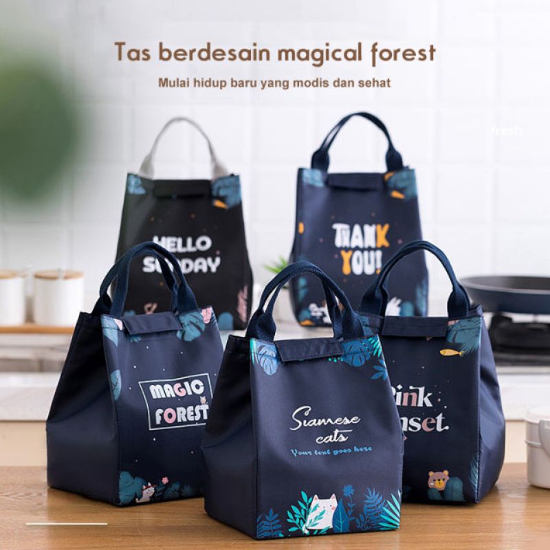 Jual Tas Kotak Makan Portabel/Tas Piknik Outdoor/Tas Isolasi Aluminium ...