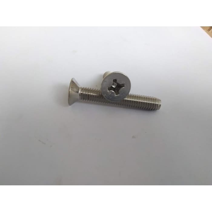 Jual Baut JF / Machine Screw M04 X 40 Stainless Steel (10 Pcs) | Shopee ...