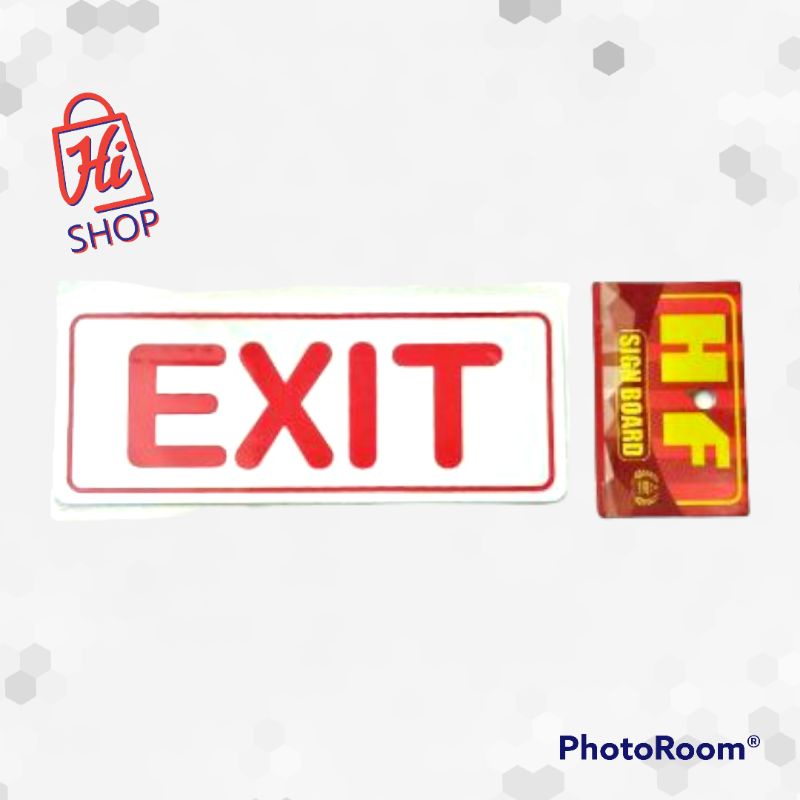 Jual Sign Sticker EXIT (bisa COD) | Shopee Indonesia