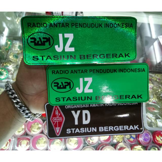 Jual STIKER CALLSIGN RAPI ORARI | Shopee Indonesia