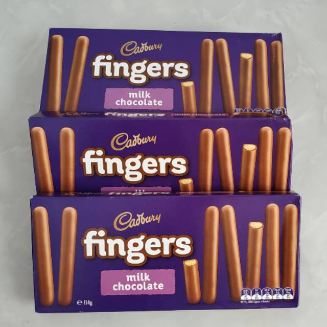 Jual Cadbury Fingers Milk Chocolate 114g | Shopee Indonesia