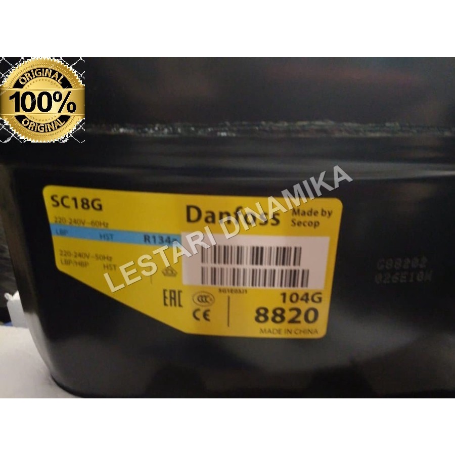 Jual Compressor DANFOSS SC18G SECOP | Shopee Indonesia