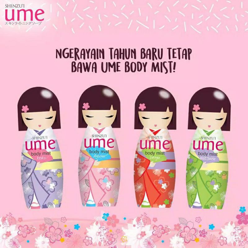 Jual Body mist Shinzui Ume 100ml | Shopee Indonesia