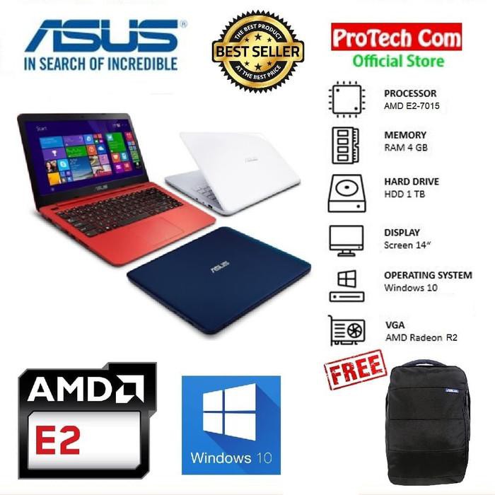 Jual new produk PROMO LAPTOP ASUS E402YA - AMD E2-7015 4GB 1TB VGA AMD ...