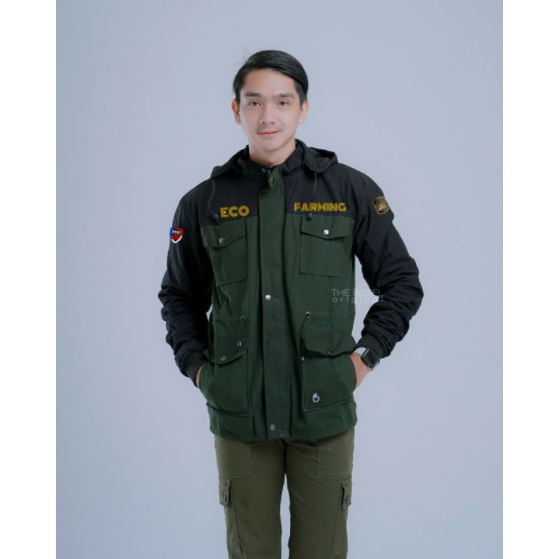 Jual Jaket Eco farming New Desain | Shopee Indonesia