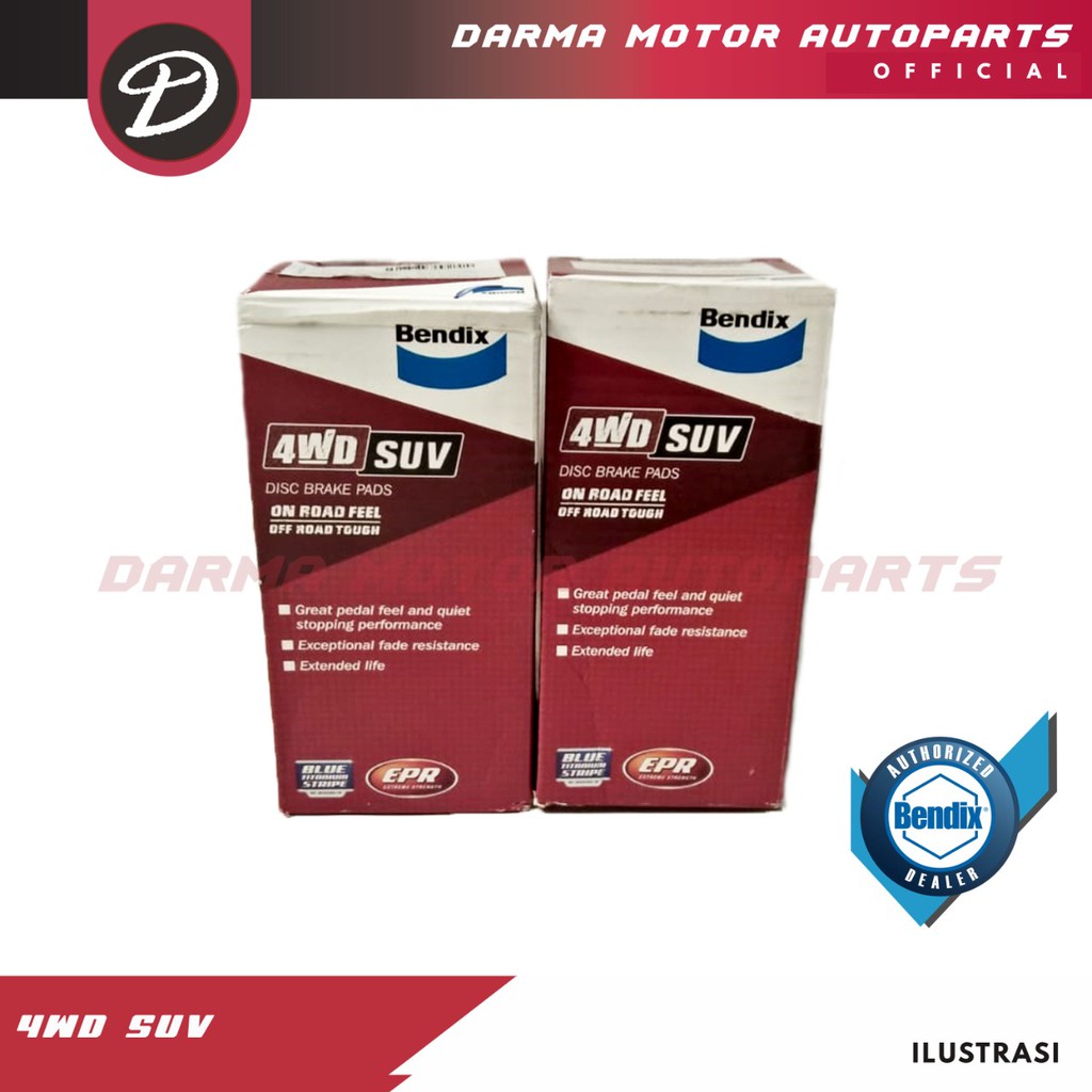 Jual Kampas Rem Belakang Brake Pads Rear DB1390 4WD Mitsubishi Pajero ...